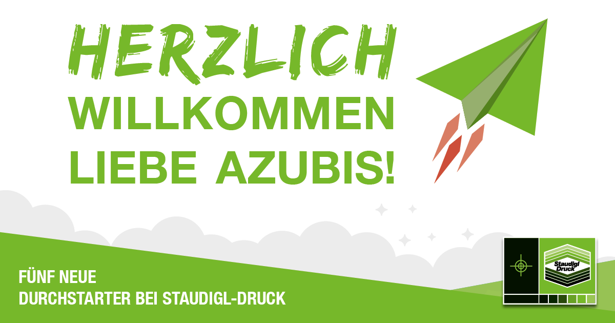Fünf neue Durchstarter bei Staudigl-Druck | Staudigl-Druck